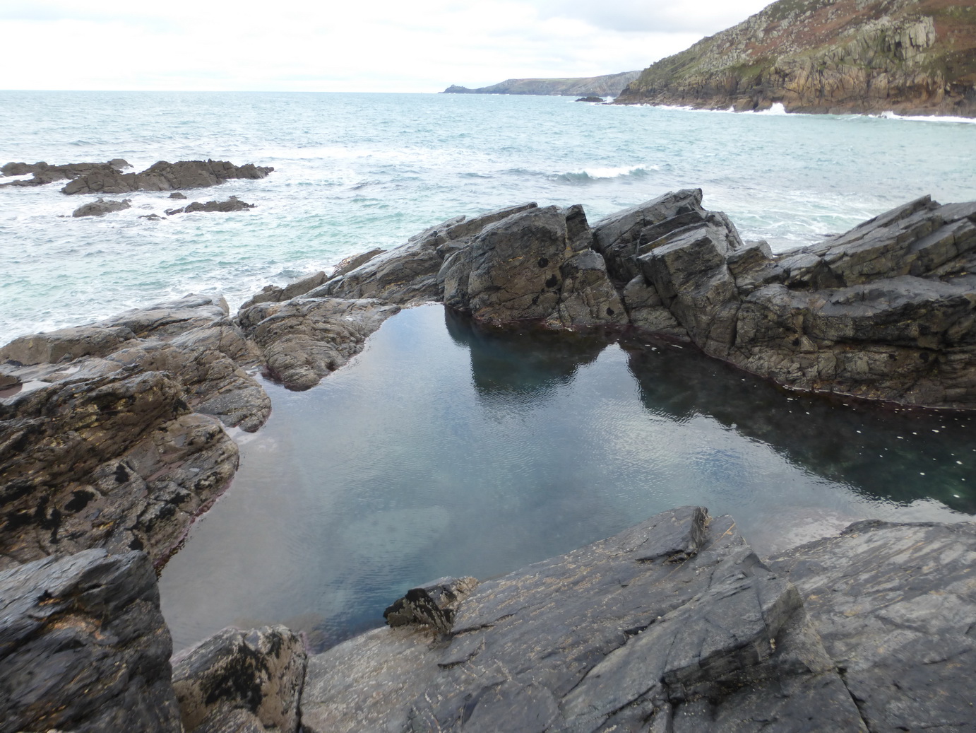 Rock-cut swimming pools around Pendeen | A Cornish Journey